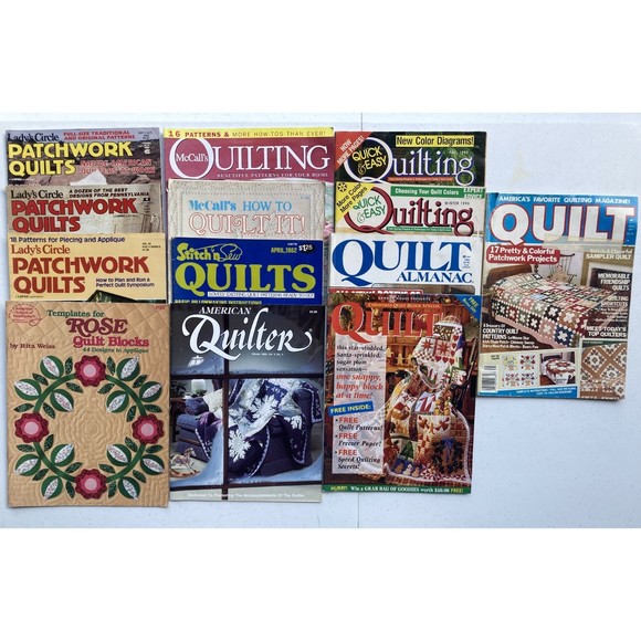 Various | Art | Mixed Lot Of 3 Quilting Magazines Booklets Leaflet Late ...